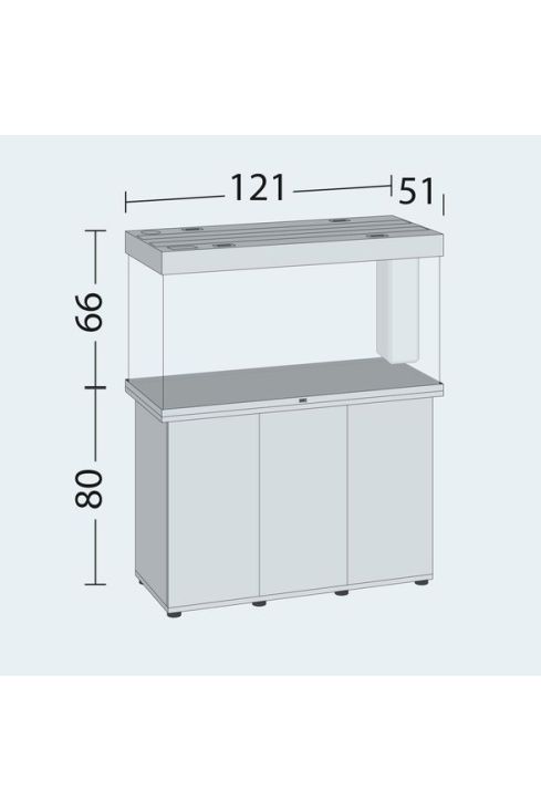 Juwel Rio 350 Aquarium with Cabinet Black - Evo Aquatic